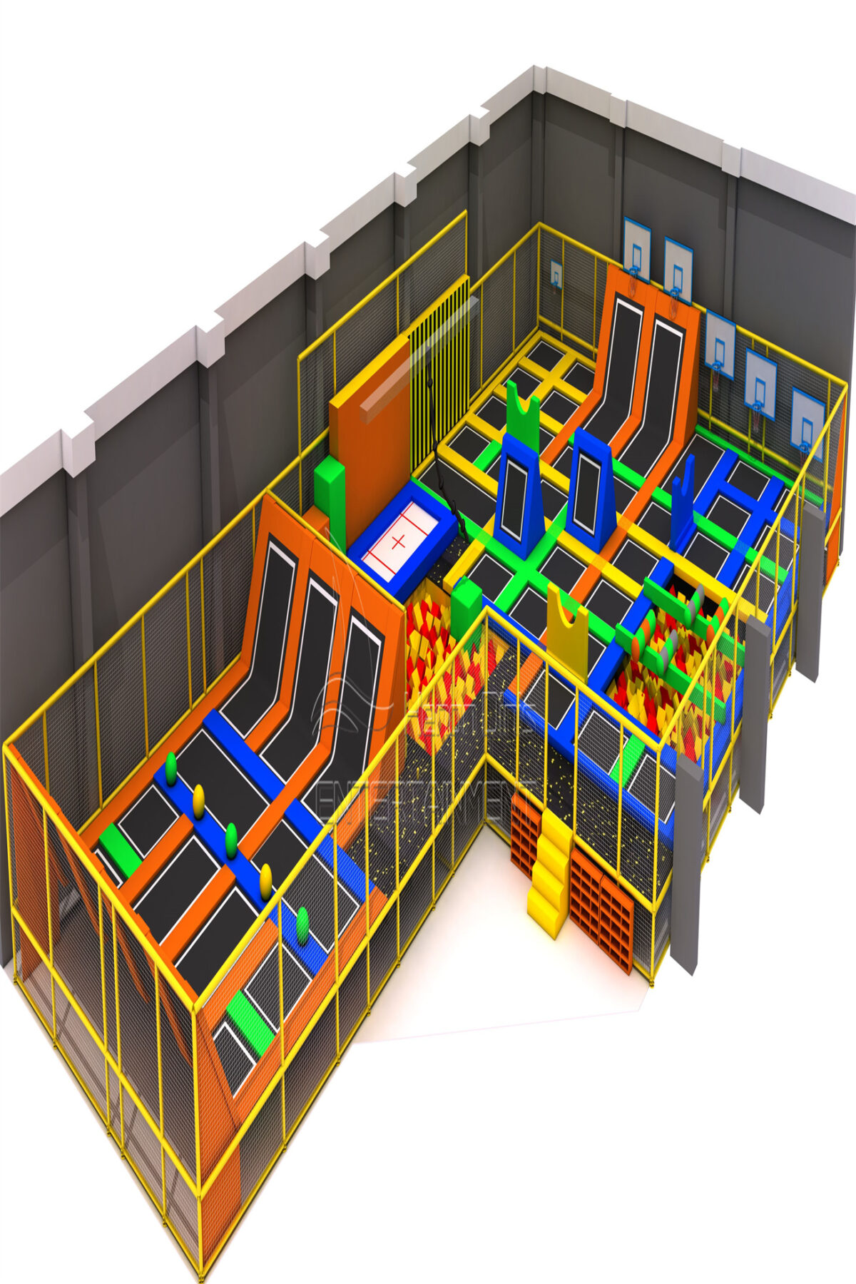 Bounce family entertainment center | Site choice | Inner projects